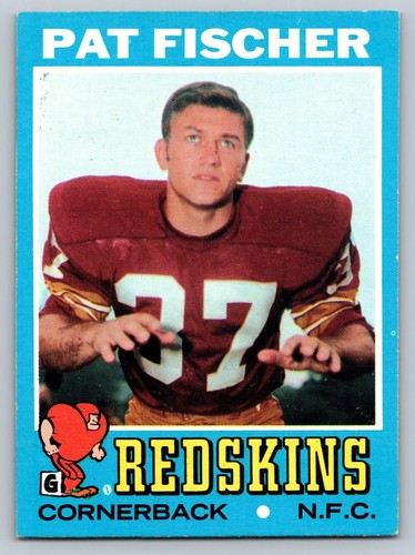 1971 Topps Pat Fischer Washington Redskins #74 EX/MT | eBay