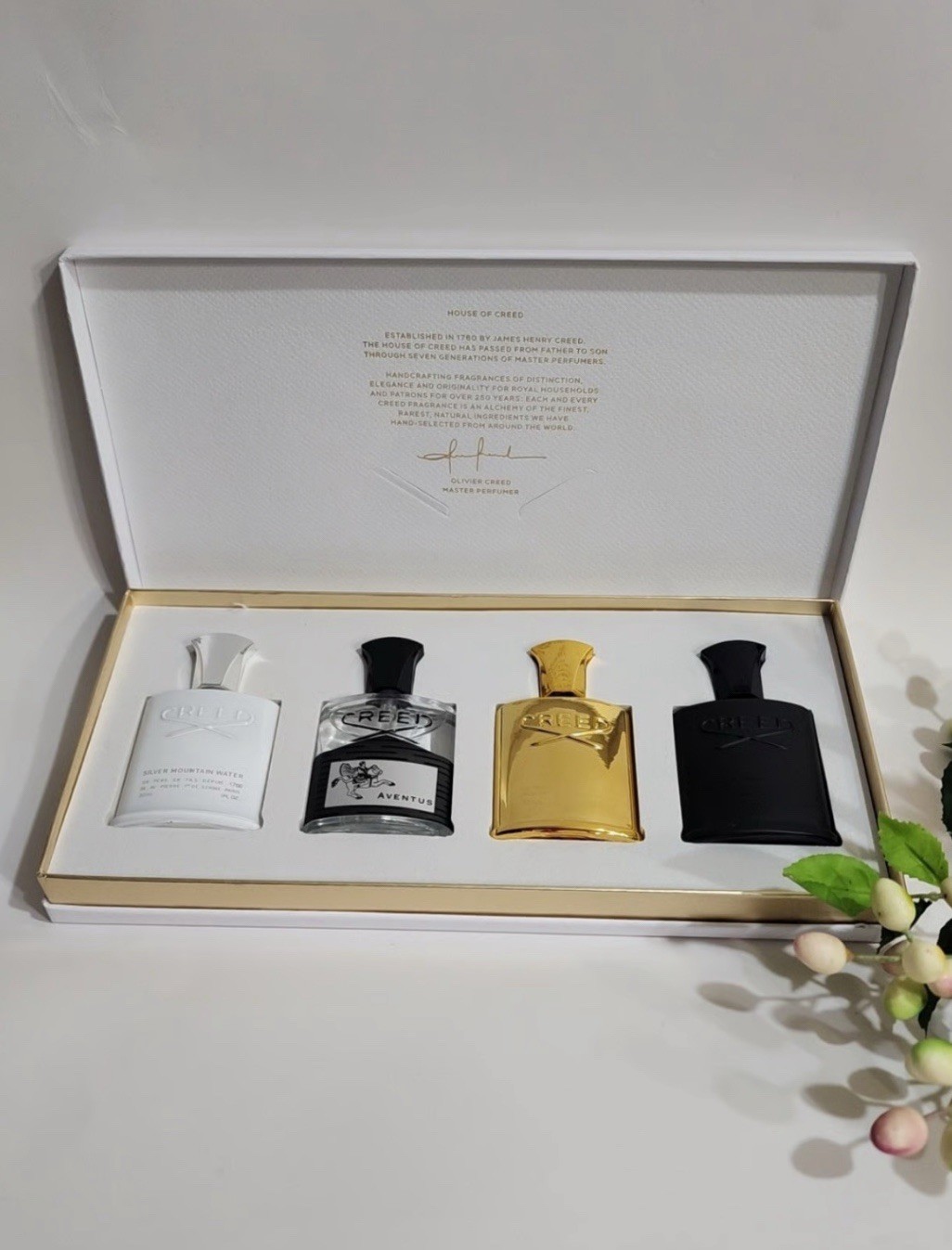 Creed 4 Piece Gift Set For Men New In Box *NEVER SPRAYED* 30ML Per ...
