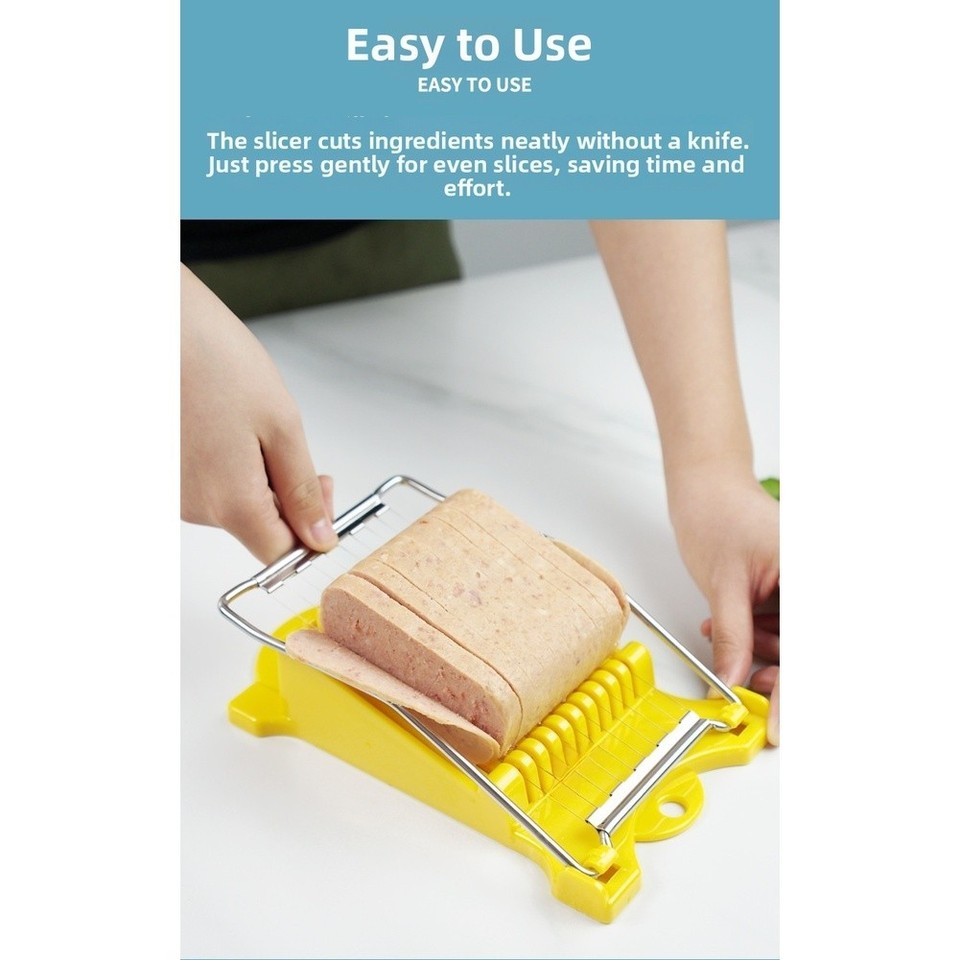 Kitchen Tool Stainless Steel Wire Cutter for Ham Sausage Egg Fruit ...