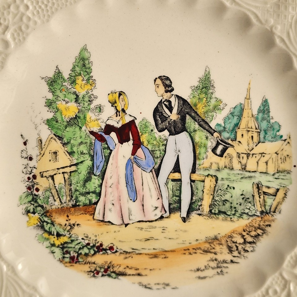 Valentines Series 1840s Period Adam’s Plate 9 1/4" England No 6 ...