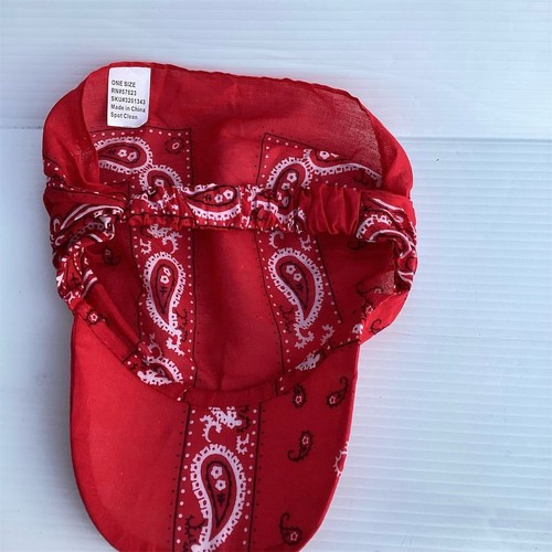 Supreme Red Paisley Bandana Baseball Cap Unisex One Size Casual | eBay
