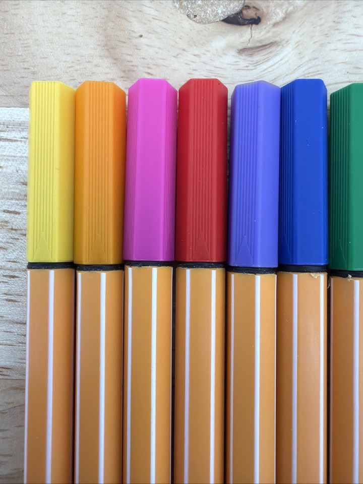 Lot Of 9 Stabilo Point 88 Fine 0,4 Markers Art Writing Journaling Pens ...