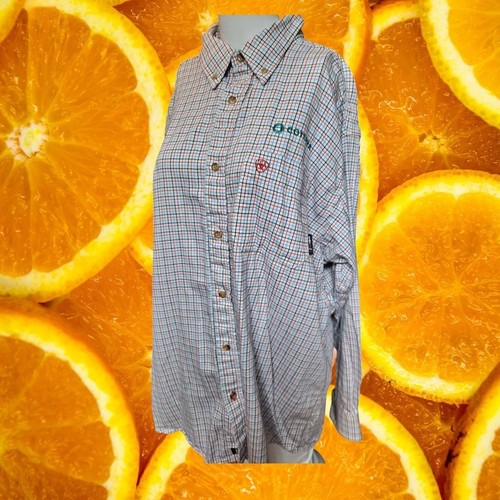 Ariat FR Plaid Work Shirt Flame Resistant Long Sleeve Button Up CAT2 | eBay