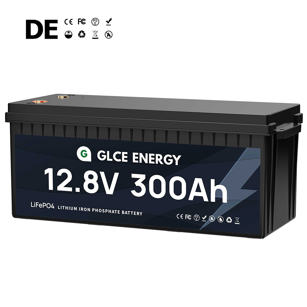 GLCE 12V 300Ah 3840Wh 300Ah LiFePO4 Lithium Battery BMS Low-Temp RV Off ...