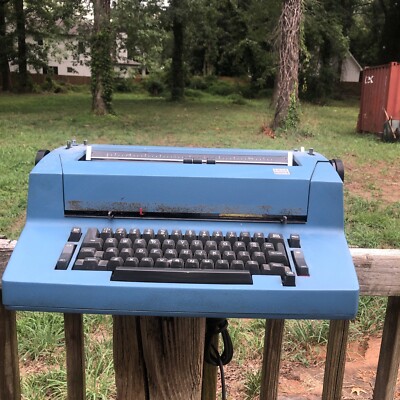 Typewriters & Word Processors - Blue Electric