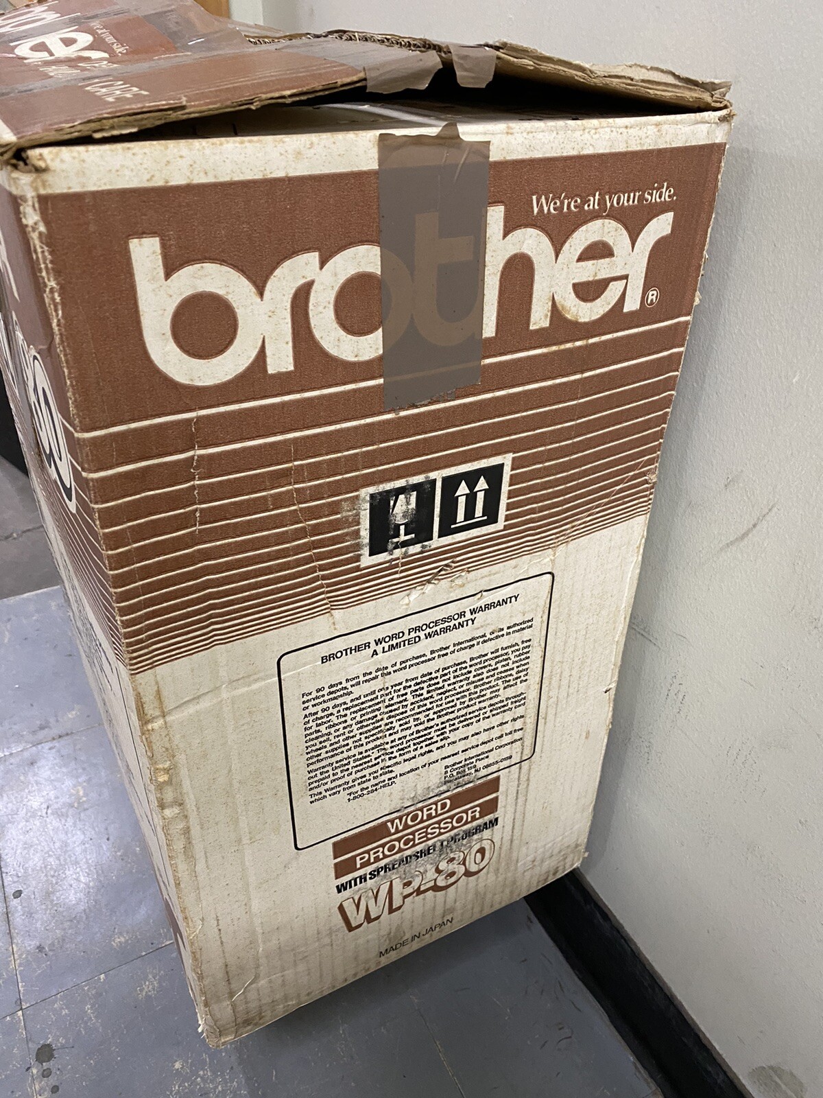 Vintage Brother Word Processor Model WP-80 WORKING CONDITION | eBay