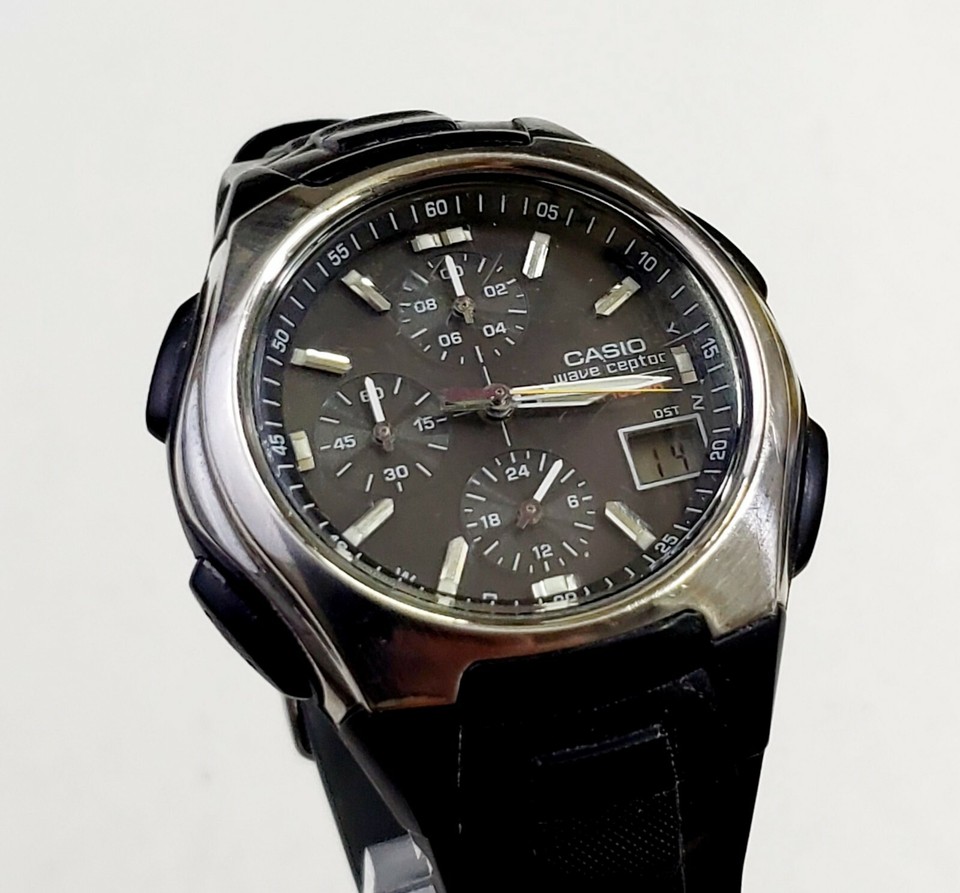 UNIQUE Men's TOUGH SOLAR Watch CASIO Wave Ceptor (4717) WVQ-400 | eBay