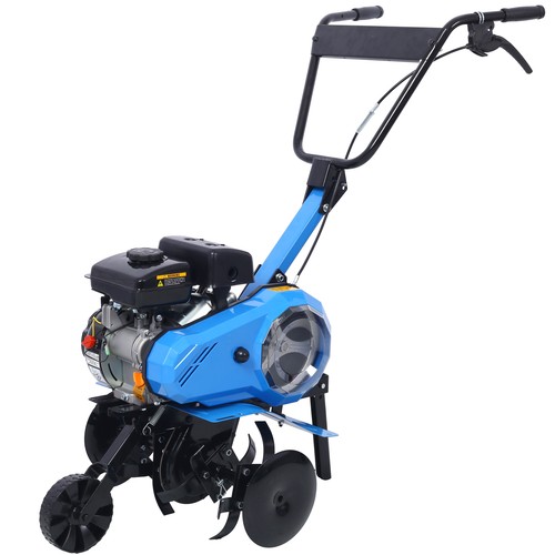 Gas Powered 4 Cycle 2In1 Tiller and Cultivator 78.5CC w/ Handle 18In ...
