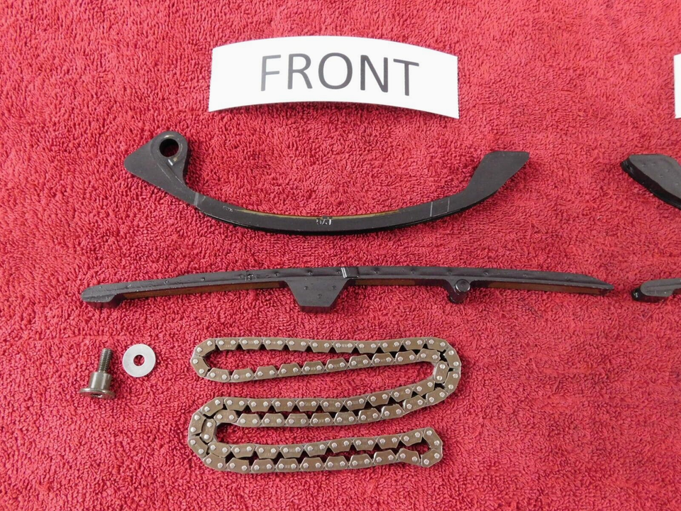 {Front & Rear} Engine Cam Chain Set w/Guides *NICE! 03-09 SV650 SV650S ...