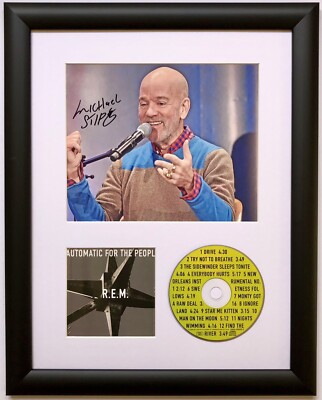 Michael Stipe / REM / Signed Photo / Autograph / Framed / COA | eBay UK