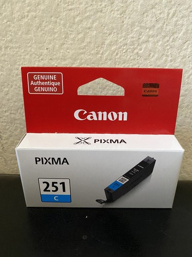 Canon Pixma Cyan 251 C Ink Cartridge Cli-251C | eBay