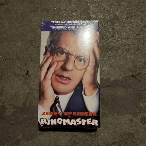 RINGMASTER VHS VIDEO MOVIE, JERRY SPRINGER, JAIME PRESSLY, WENDY ...