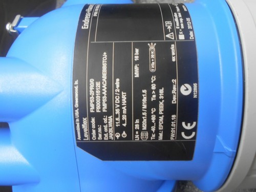 ENDRESS+HAUSER LEVELFLEX FMP53-2PR0/0 SANITARY LEVEL SENSOR ...