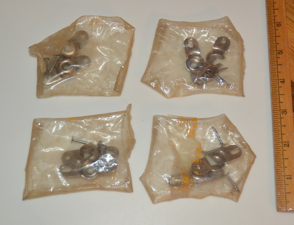 4 Sets Vintage Roller Shade Inside Window Frame Mount Brackets New In ...