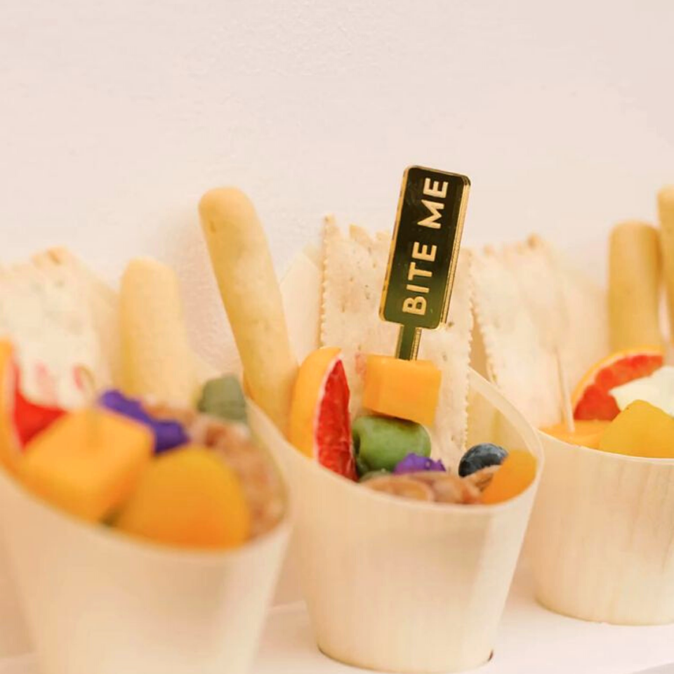 Mini Grazing Cones Skewers Charcuterie Platter Appetizer Wall Food Bar ...