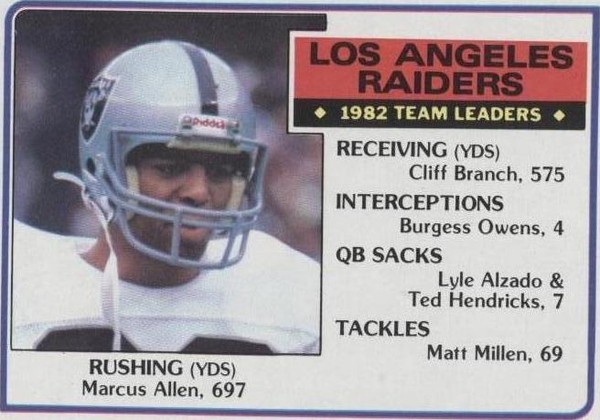 1983 Topps - #293 Marcus Allen (RC) for sale online | eBay