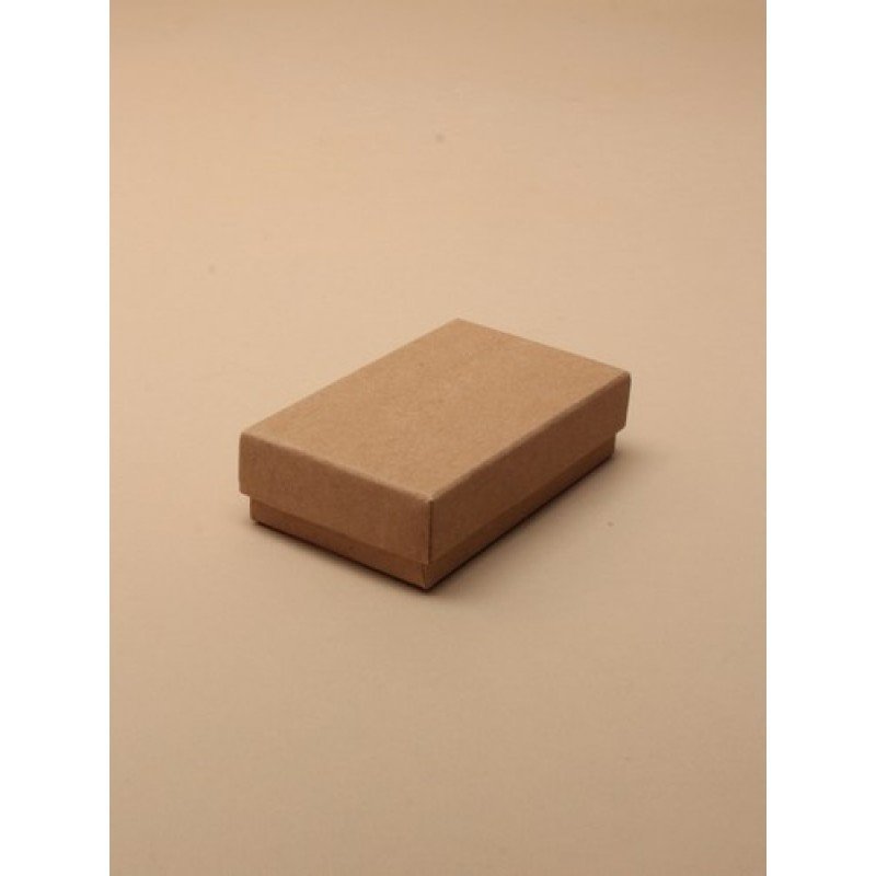 Pack of 12 Natural Brown Card Gift Jewellery Boxes Black Insert ...