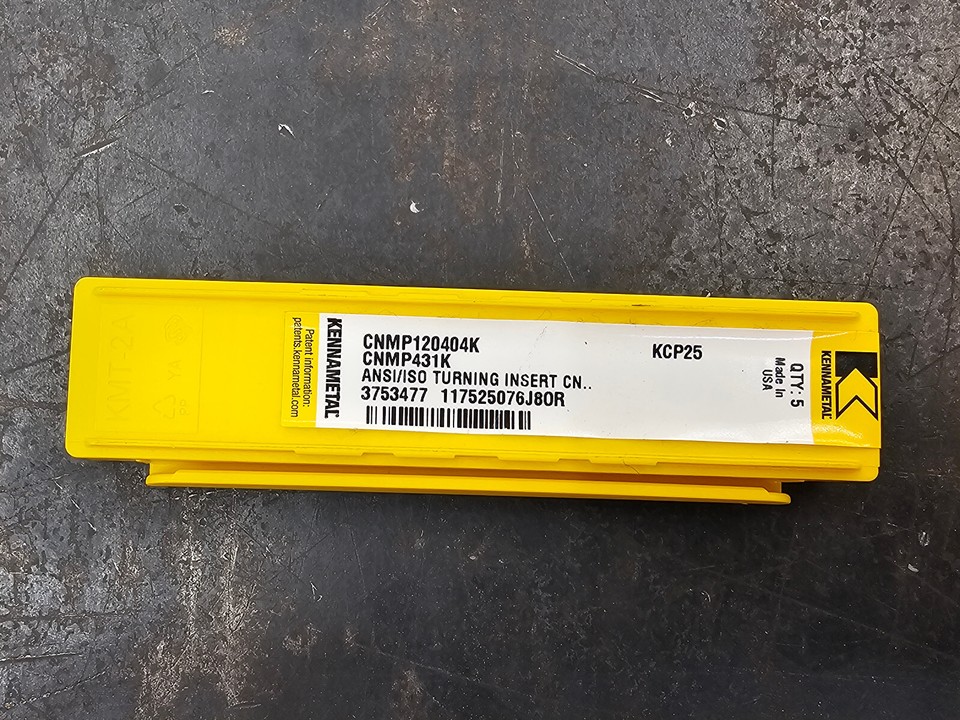 Qty 5 Kennametal CNMP 431 K CNMP120404K 3753477 KCP25 Grade Carbide Inserts | eBay