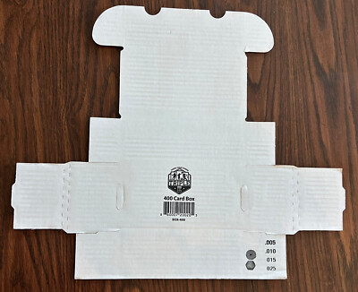 400 COUNT BOX - TRIPLE E Trading/Gaming Card Storage Box | eBay