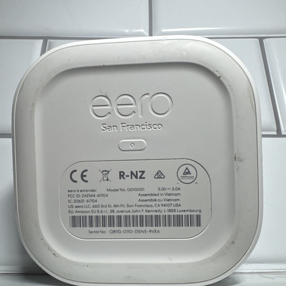 Eero EERO 6+ Dual Band Mesh WiFi Extender R010001 (No Adapter) | eBay