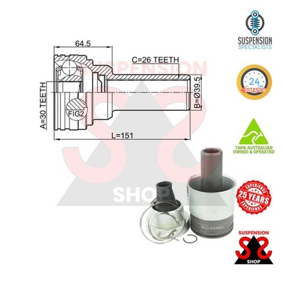 Joint, Propshaft Suit MITSUBISHI Pajero 3.8 V6 (V87W) MR518285 | eBay ...