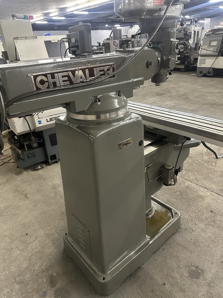 Chevalier 3VK Vertical Mill With Bridgeport Head- Video link in the ...