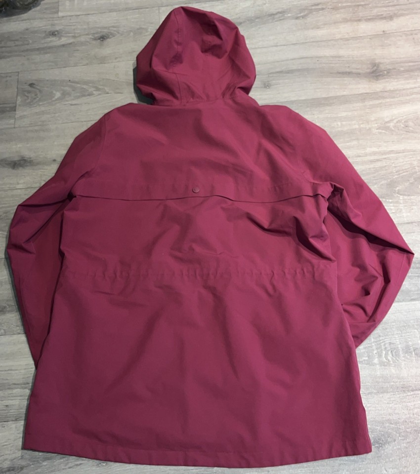 Brasher Dark Pink Autumn Parka Coat Hooded Waterproof Windproof Size 16 ...