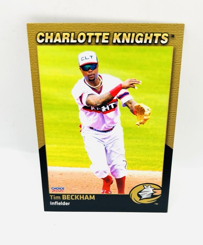 Tim Beckham Card 2021 Charlotte Knights Team Card | eBay