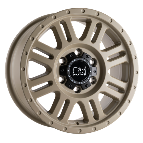 17x8 Black Rhino YELLOWSTONE DESERT SAND Wheel 6x130 (38mm ...