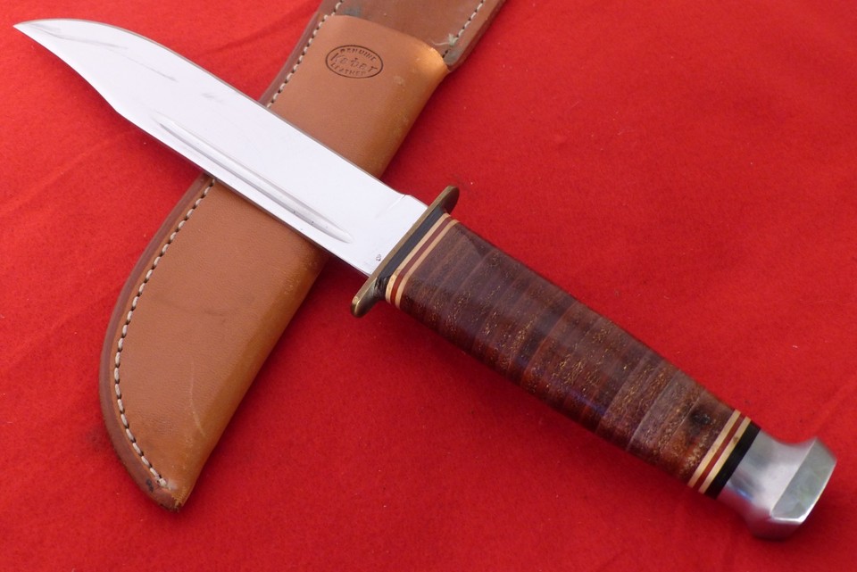 KA-BAR Made in USA 11.25" 1207 Fixed Blade Fighting knife & Sheath | eBay