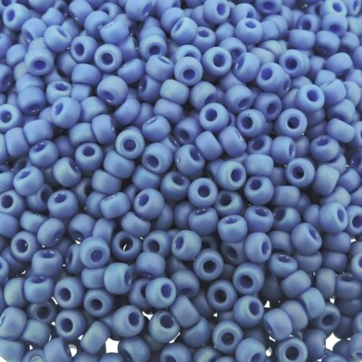 Miyuki Round Seed Beads, 8/0 22 Gram Tube Frosted Opaque Glaze Rainbow ...