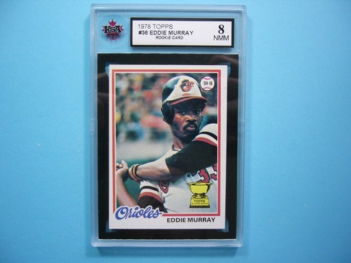 1978 TOPPS MLB BASEBALL CARD #36 EDDIE MURRAY ROOKIE RC KSA 8 NM SHARP ...