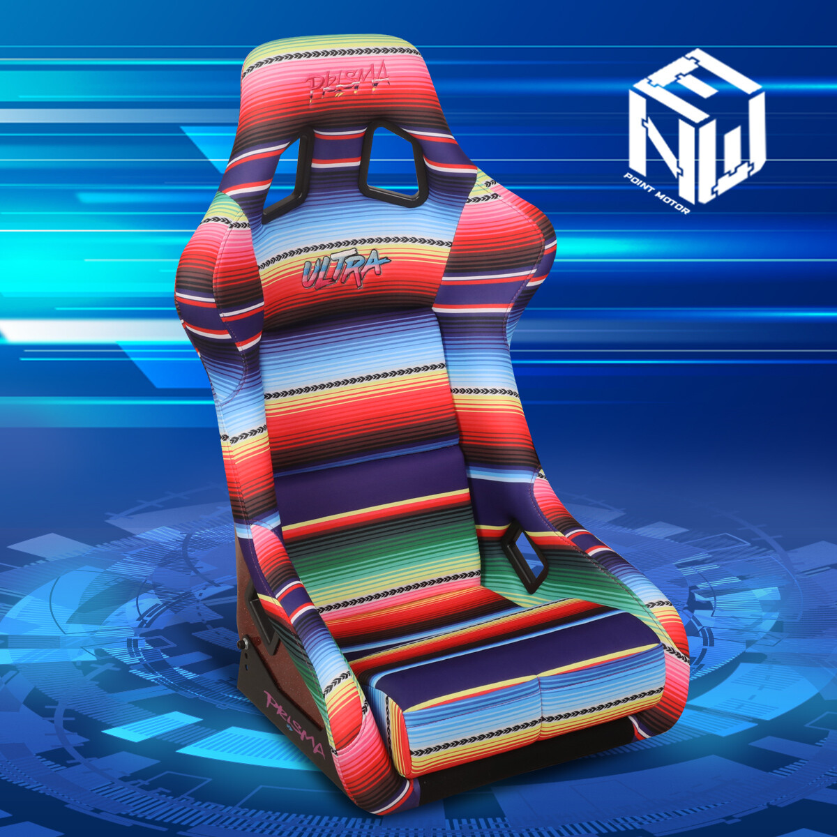 NRG Innovations FRP-302-MEXICALI Large Size Prisma Fixed Back Bucket ...