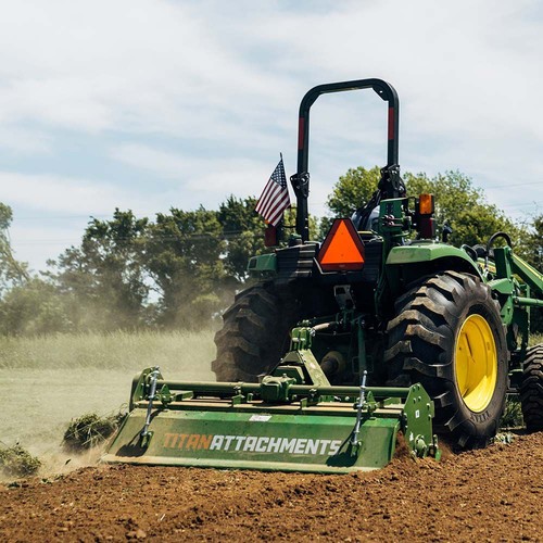 Titan Attachments 3 Point 72" Rotary Tiller Attachment Fits Cat 1 ...