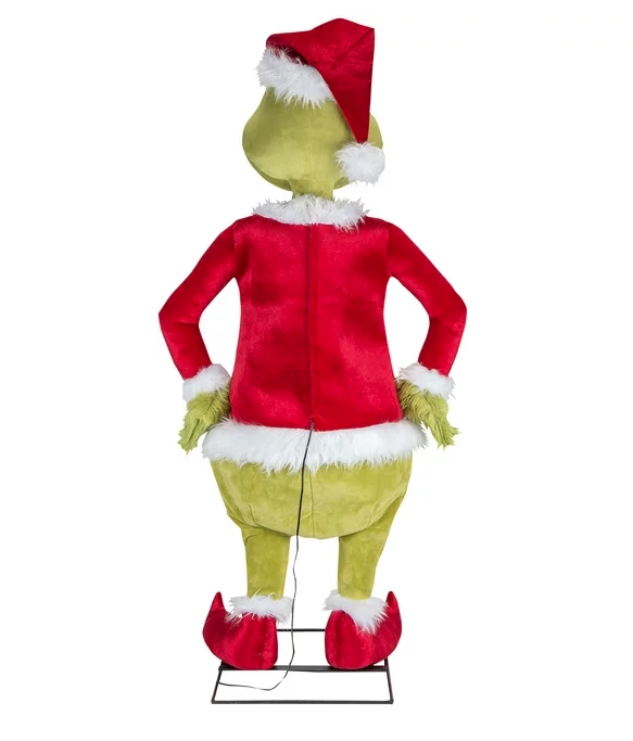 Gemmy Animated The Grinch Christmas Decor Life Size 4Ft Dances Speaks ...