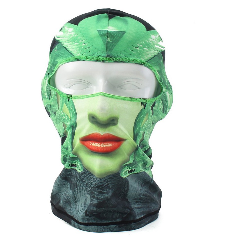 Cosplay Balaclava Full Face Mask Ghost Skull Cycling Ski Face Mask for ...