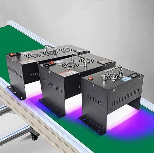 Conveyor Belt Dedicated UV Curing Lamp Light Belt Timing Function PLC ...