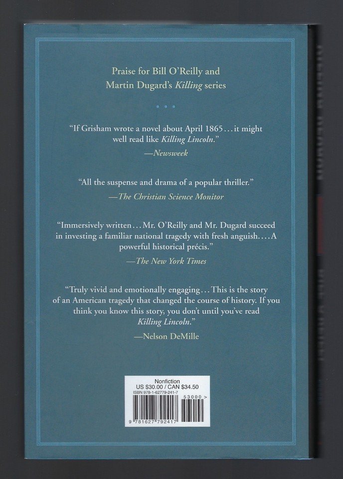 KILLING REAGAN by Bill O'Reilly & Martin Dugard (2015 Hardcover) First ...