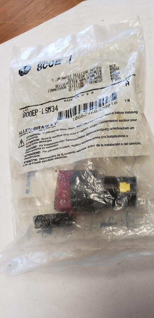 AB ALLEN BRADLEY 800EP-LSM34 ILLUMINATE SELECTOR SWITCH * FACTORY ...