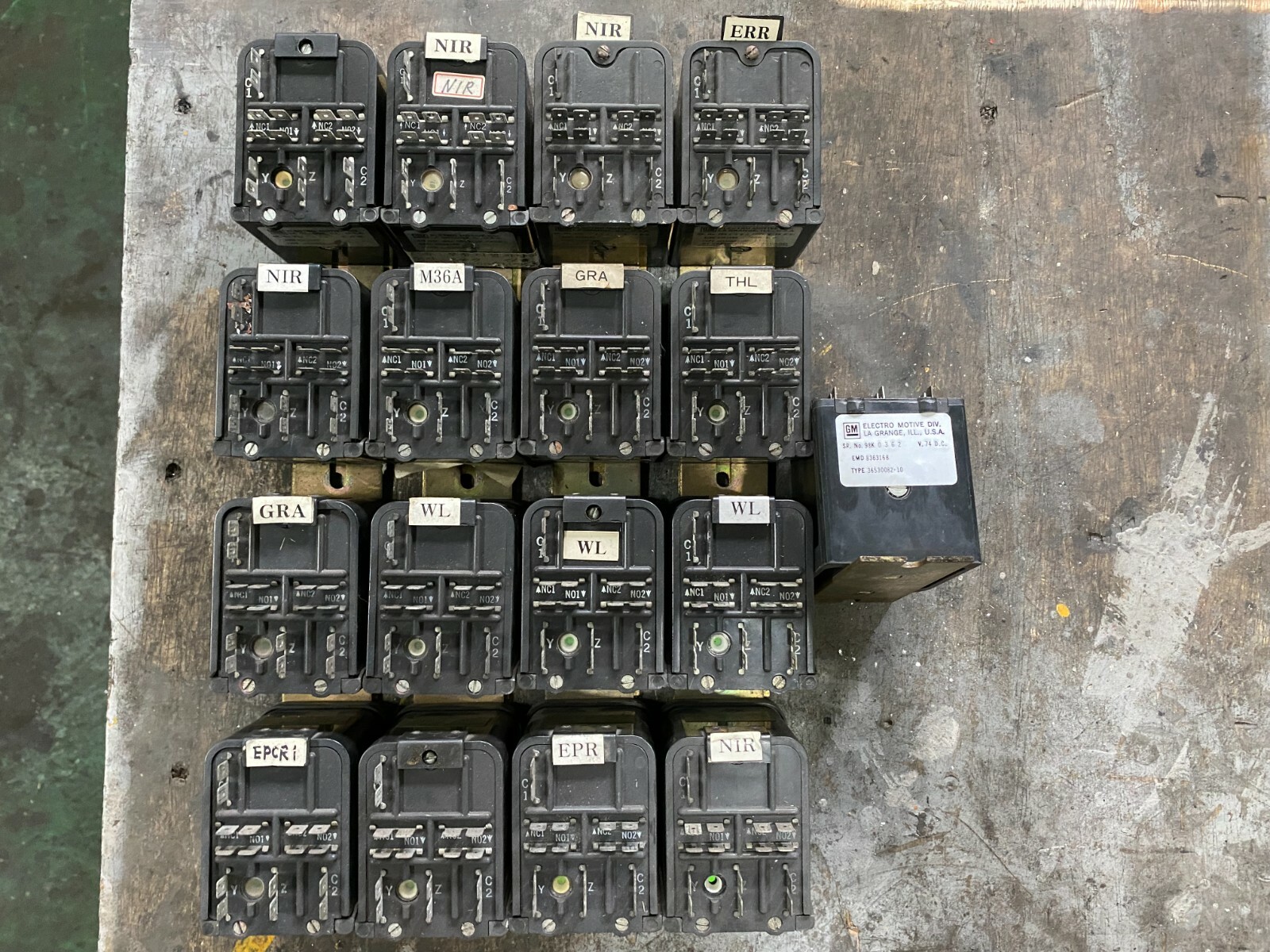 EMD Relay M36A, NIR, THL, EPR, GRA, GBC, EPCR1-2, RVRA, WL 8363168 | eBay