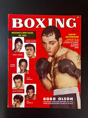 Boxing Magazine - July 1953 Issue w/ Bobo Olson Cover | eBay