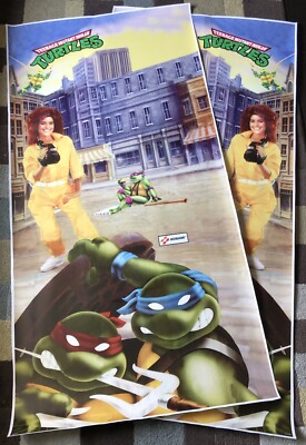 Teenage Mutant Ninja Turtles Arcade Side Art Artwork Overlay TMNT CPO ...