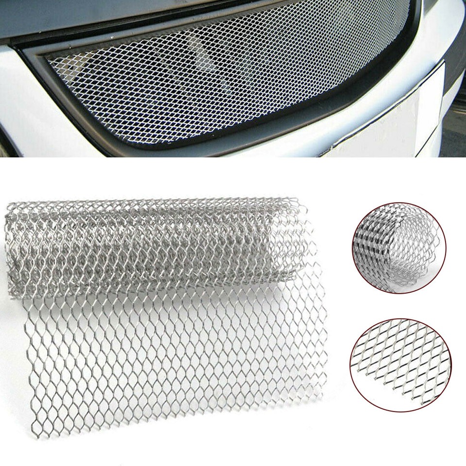 40''x13'' Aluminum Mesh Grill Cover Car Bumper Hood Vent Grille Net ...