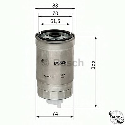 Bosch Cv Fuel Filter HGV Diameter 80.5mm 1457434025 | eBay Australia