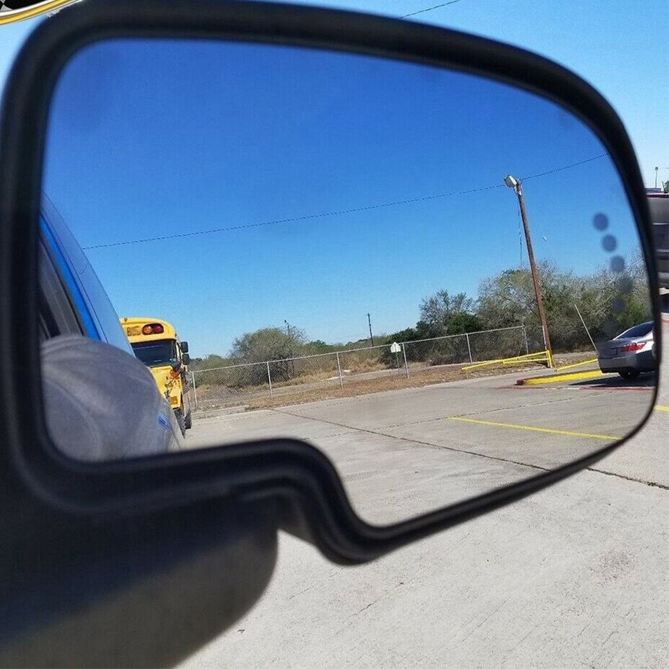 Mirror Glass Power W/Backing Plate Passenger Side for Chevy Silverado ...