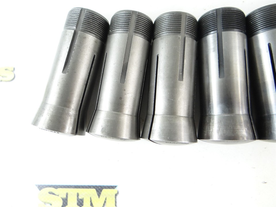 7 HARDINGE 5C COLLETS 5/64" TO 17/64" SIZE RANGE | eBay