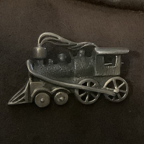 Vintage Sterling silver TRAIN LOCOMOTIVE Pin Brooch 925 Mex. | eBay
