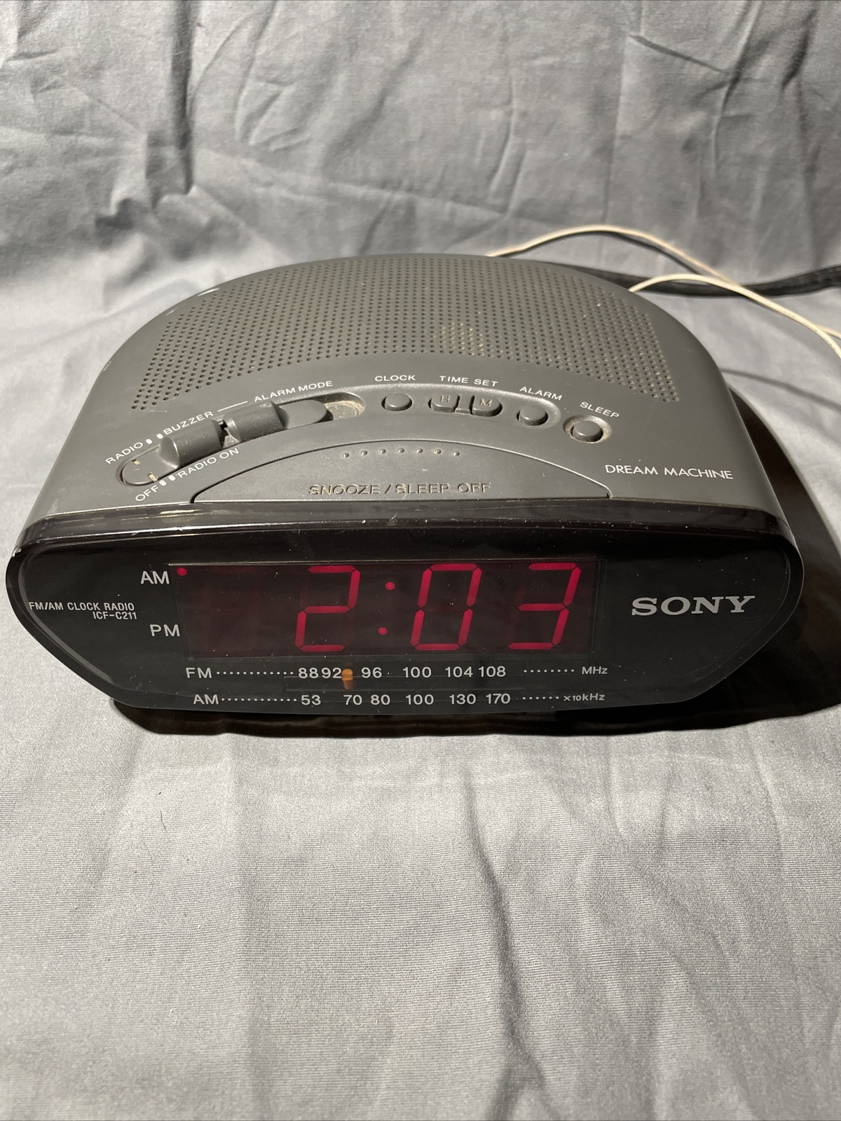 Sony Dream Machine Clock Radio IDF-C211 | eBay