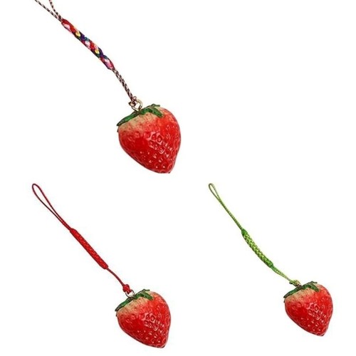 Strawberry Phone Charm Strawberry Phone Chains Cute Phone Charm Strap ...