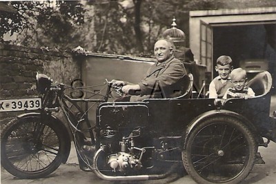 WWII 1930s-40s Org German Large RP- Portrait- Motorcycle- Rare Motor ...